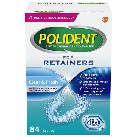 Polident Retainer Daily Cleansing Tablets 84ct – CanOutlet.com