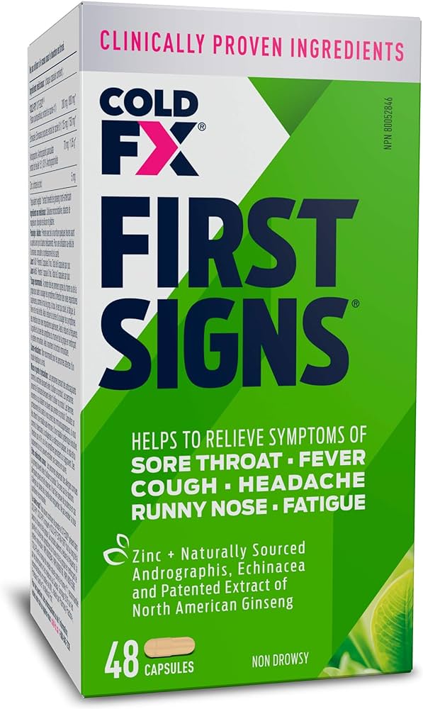 Cold-FX First Signs 48 capsules – CanOutlet.com