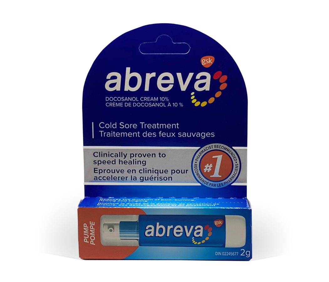 Abreva Cold Sore Treatment Pump 2g – CanOutlet.com