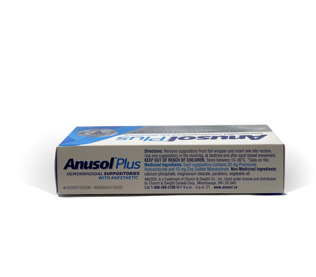 Anusol Plus Hemorrhoidal Suppositories (24 Pack) – CanOutlet.com