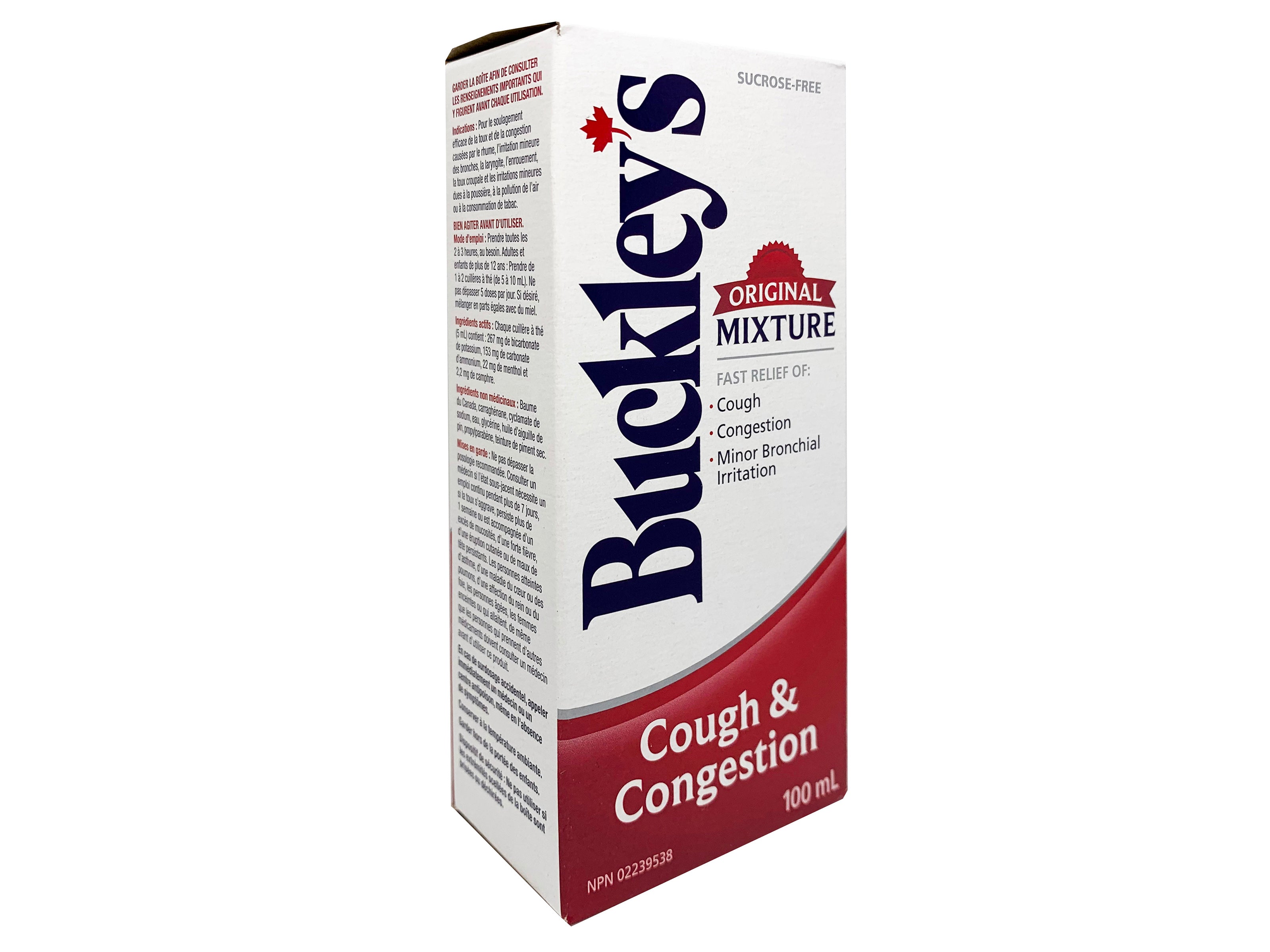 Buckley's Cough & Congestion Relief 100ml (3.4oz) – CanOutlet.com